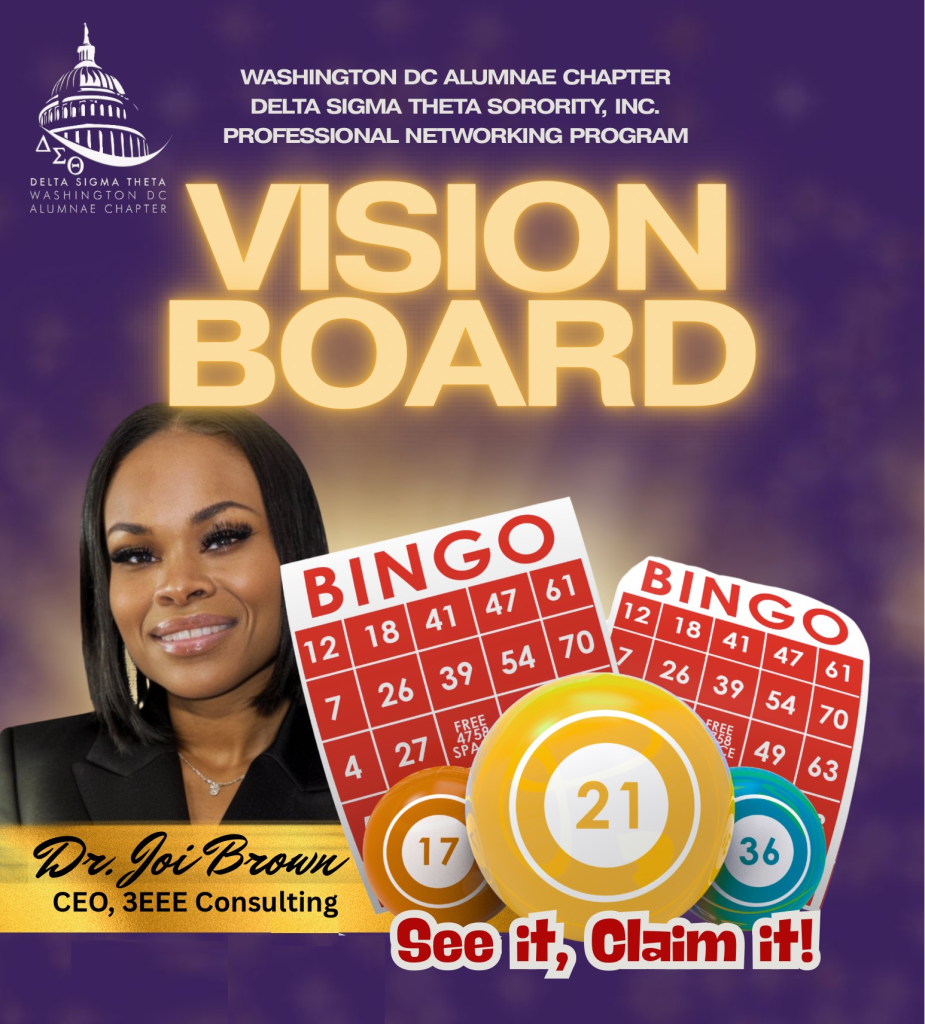 Vision Board Bingo - Washington DC Alumnae Chapter